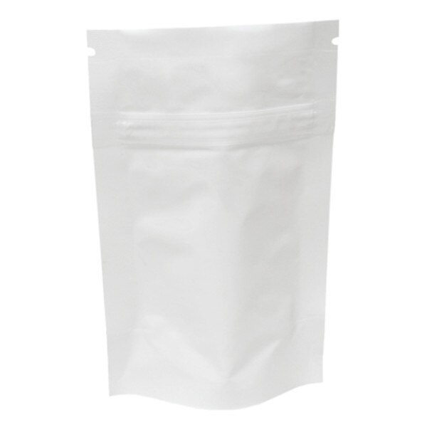 Child Resistant White Foil Flat Pouch & Tear Notch, 3.75" x 4 ...
