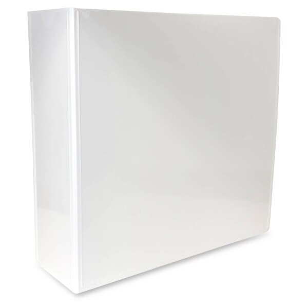 White Cleanroom Binder | 1" Plastic Rings | Correct Products