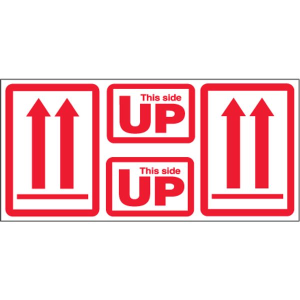 DL1890 This Side Up Arrows Shipping Label - Correct Products