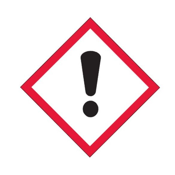 Exclamation Mark Label, 1" x 1" - Correct Products