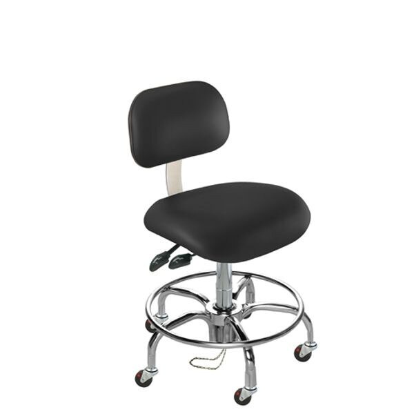BioFit ETT Series Class 100 ESD Chair w/ Casters, Height Range 27"-32"