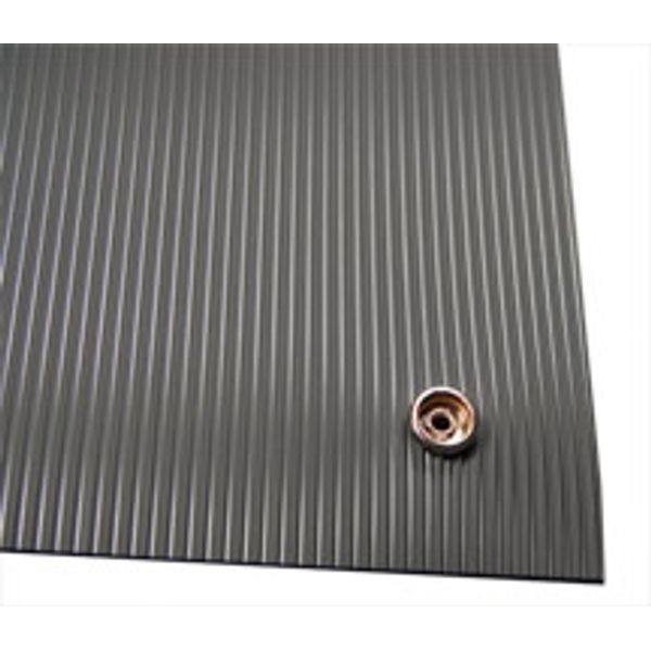 Transforming Technologies FM33672GY V-Grooved ESD Ribbed Vinyl Floor ...