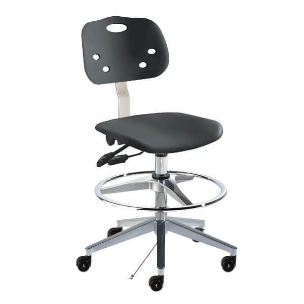 Biofit ArmorSeat High Bench Height Chair, ISO 6, ESD