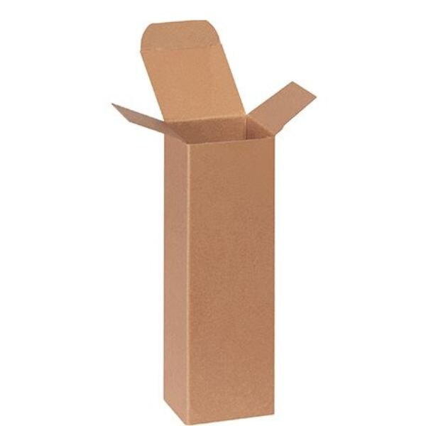 2 1/2" x 2 1/2" x 8" Kraft Folding Cartons | PPP-B-566 - Correct Products