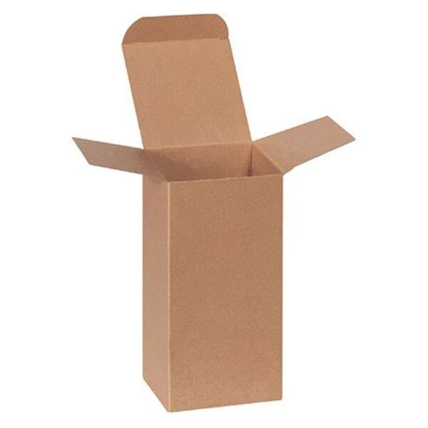 4" x 4" x 8" Kraft Folding Cartons | PPP-B-566 - Correct Products