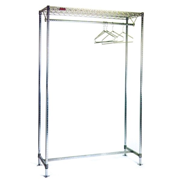 Stainless Cleanroom Gowning Rack, 24" x 48" - Correct Products