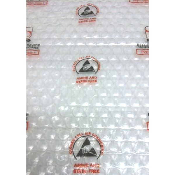 Clear Antistatic Amine Free ESD Bubble Cushioning Wrap, 48" x 750 ...