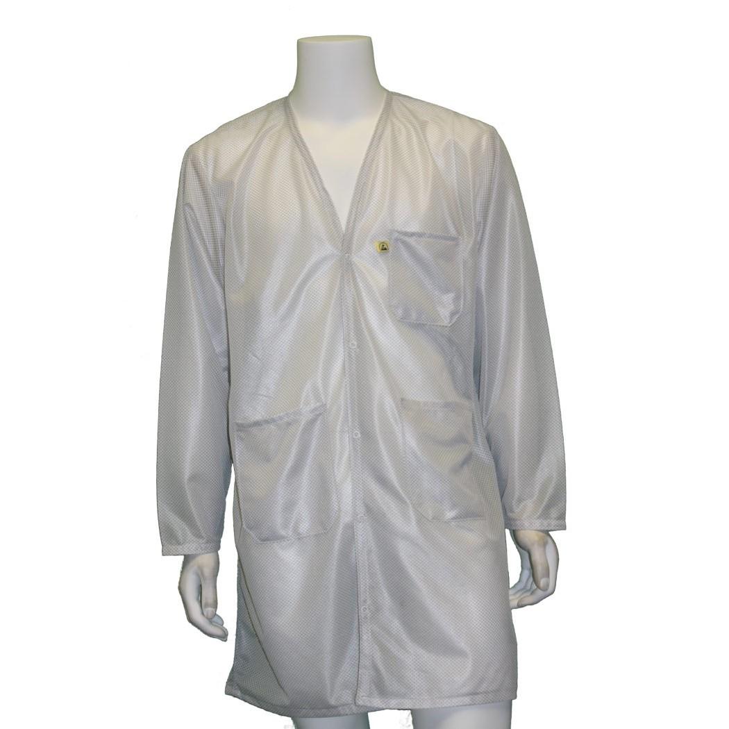 Tech Wear VOC-13 OFX Fabric Lightweight ESD V-Neck Lab Coat - Correct ...